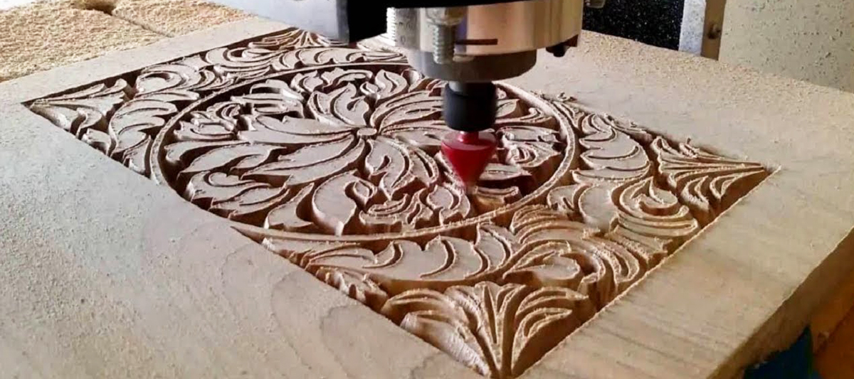 خدمات برش سی ان سی CNC چوب / حک و منبت / قالبسازی - تابلوسازی نشان شهر